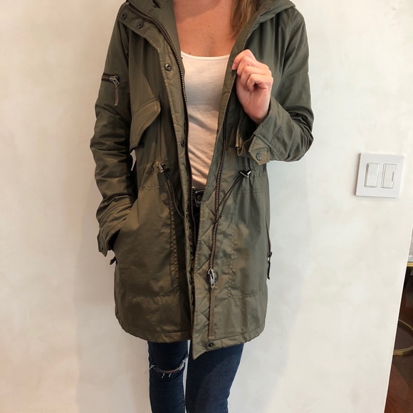 SAM. | Jackets & Coats | Sam Fox Fur Lined Coat Vest Hooded Parka ...